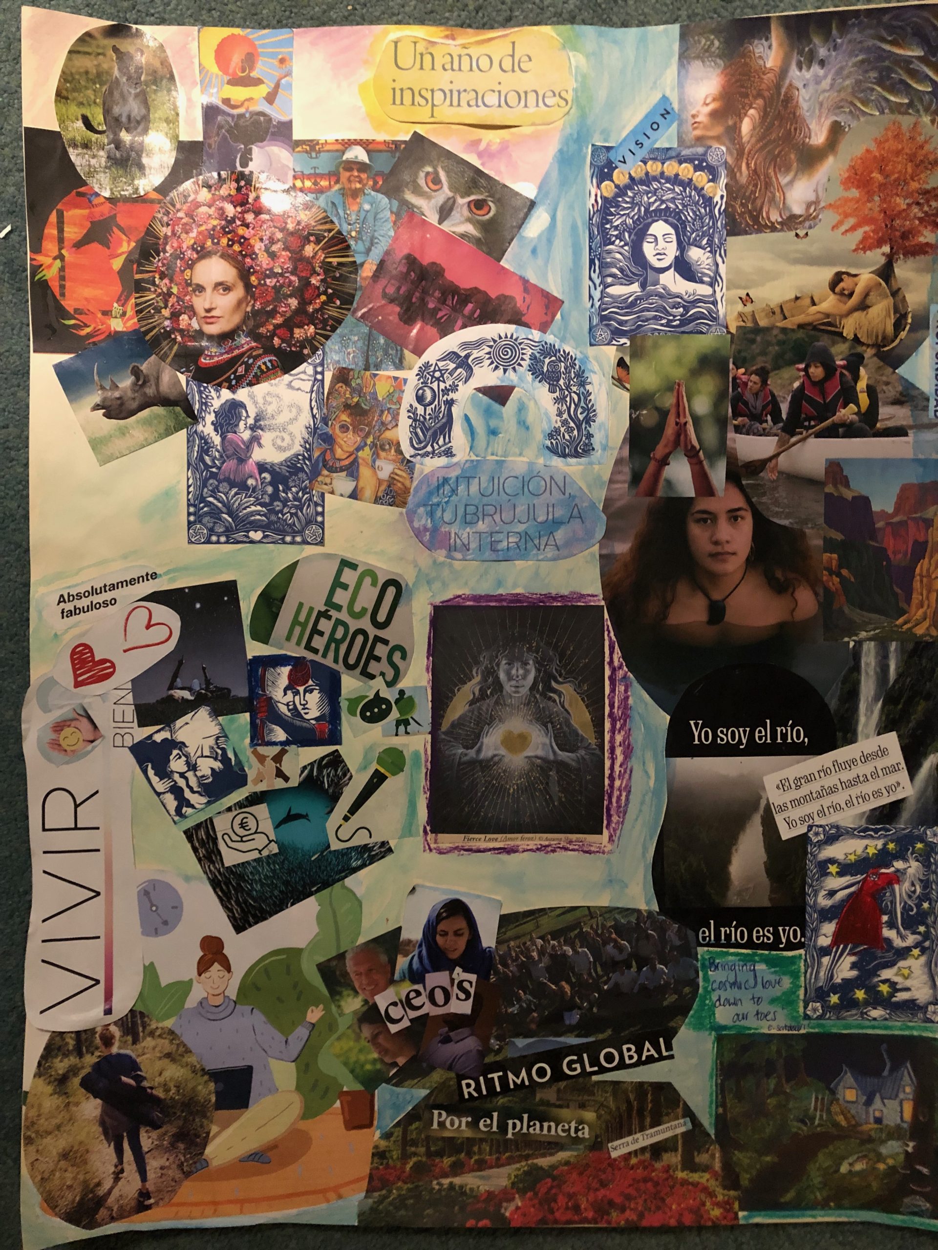 A vision board for 2023 - Earth Converse